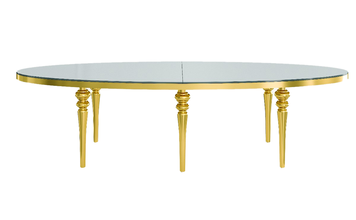 PARIS - OVAL ESTATE TABLE - CLASS EVENT RENTALS